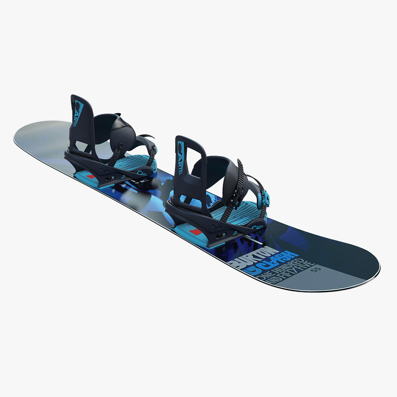 3d model burton snowboard
