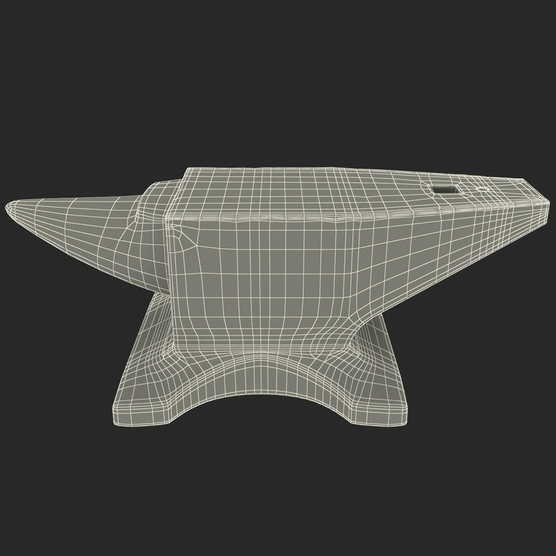 3d model of anvil