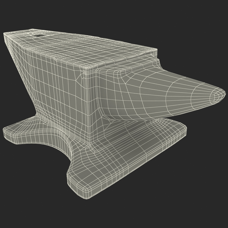 3d model of anvil