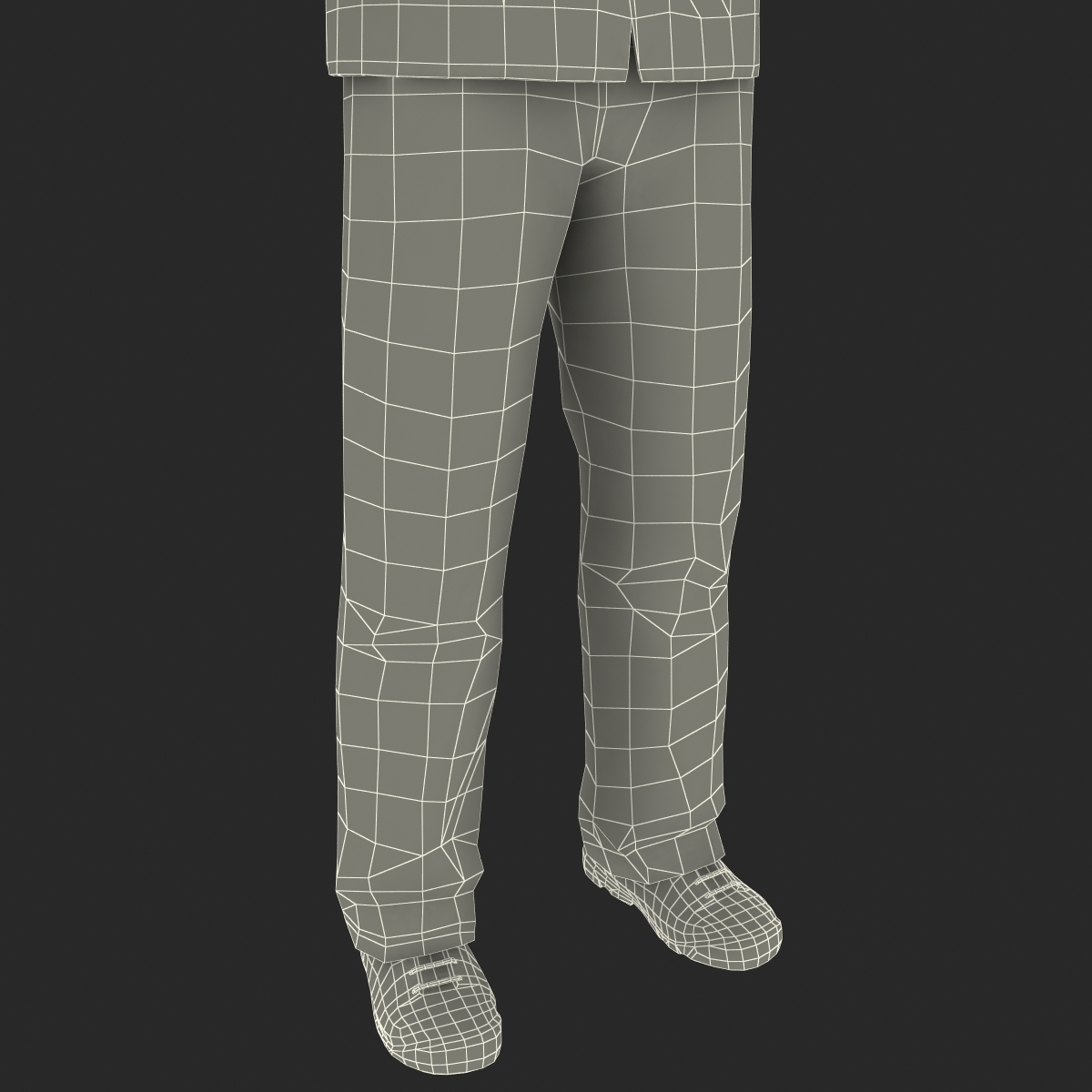 3d model fbi agent clothes