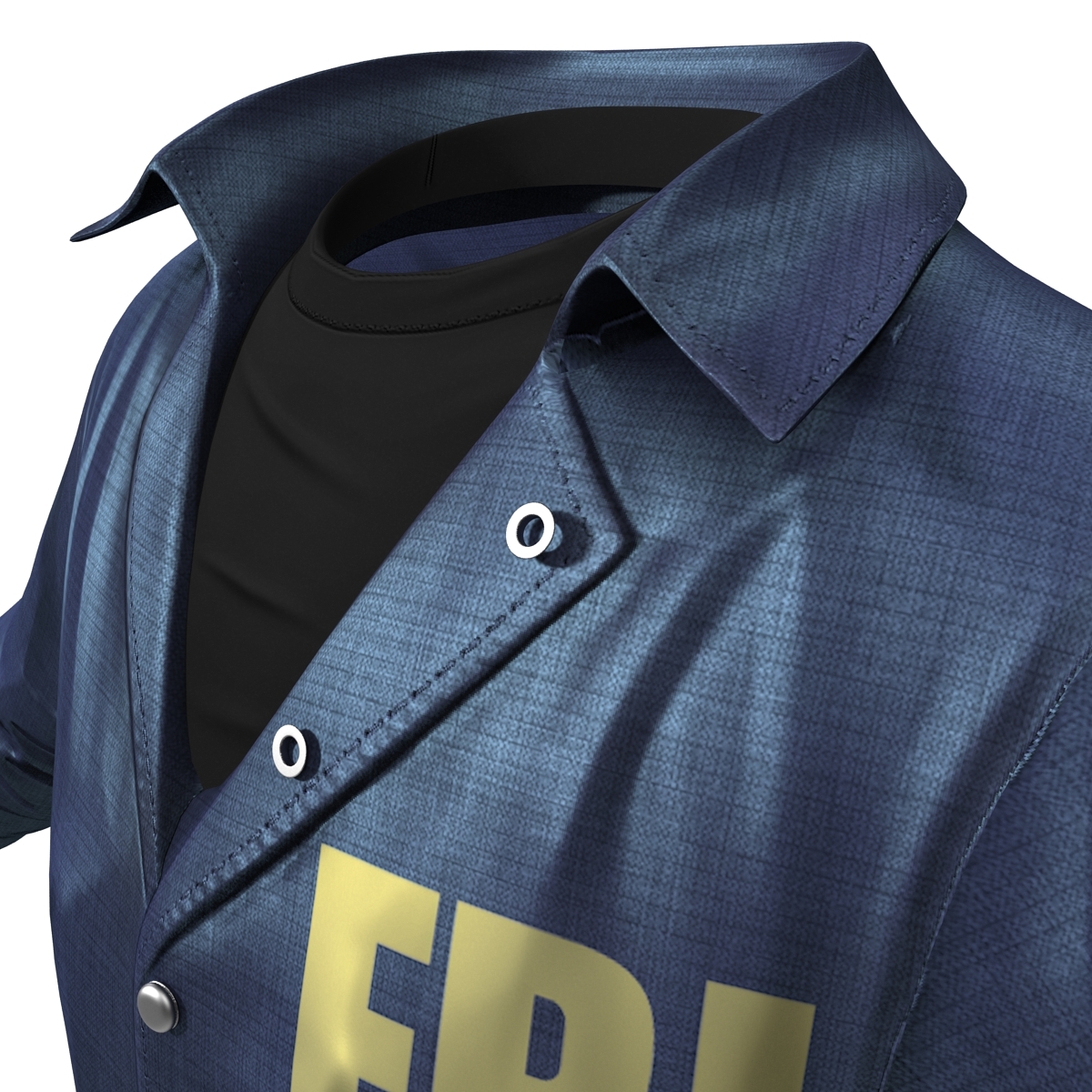 3d model fbi agent clothes