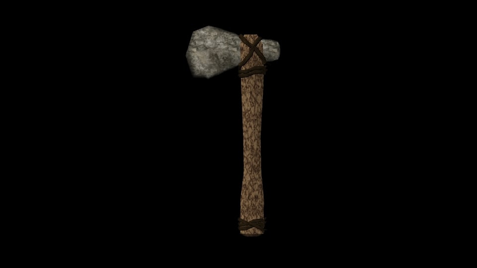 3d model stone axe