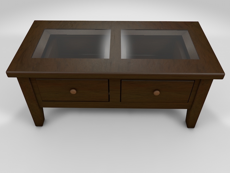 3d center table model