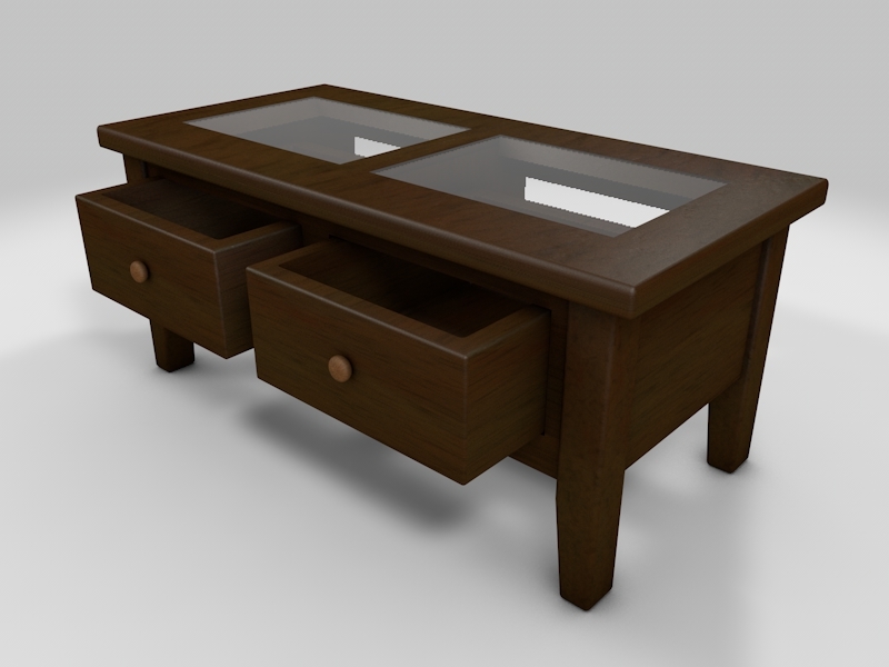 3d center table model