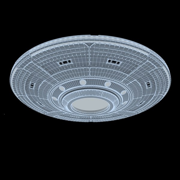 3d ufo alien model