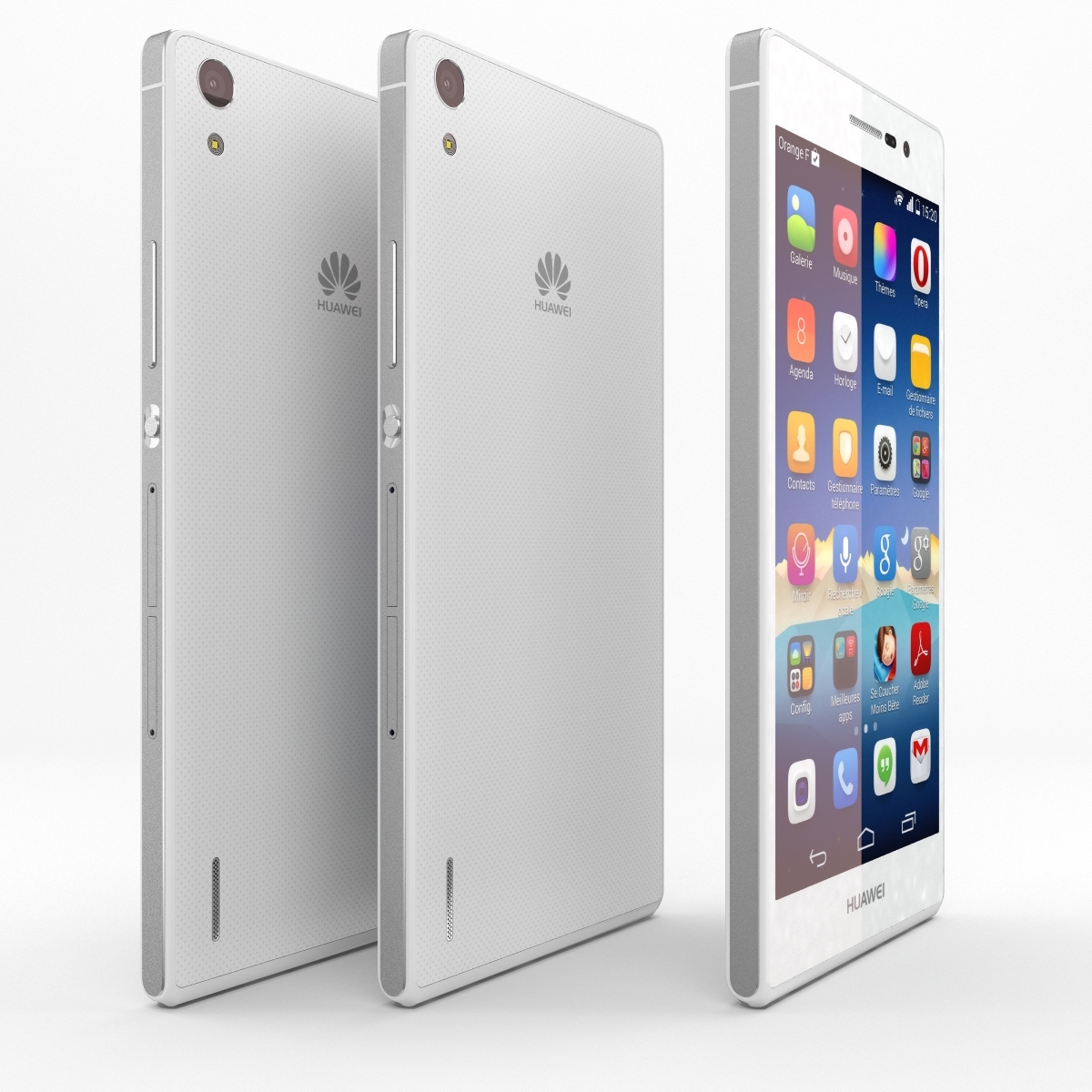 huawei ascend p7 3d model