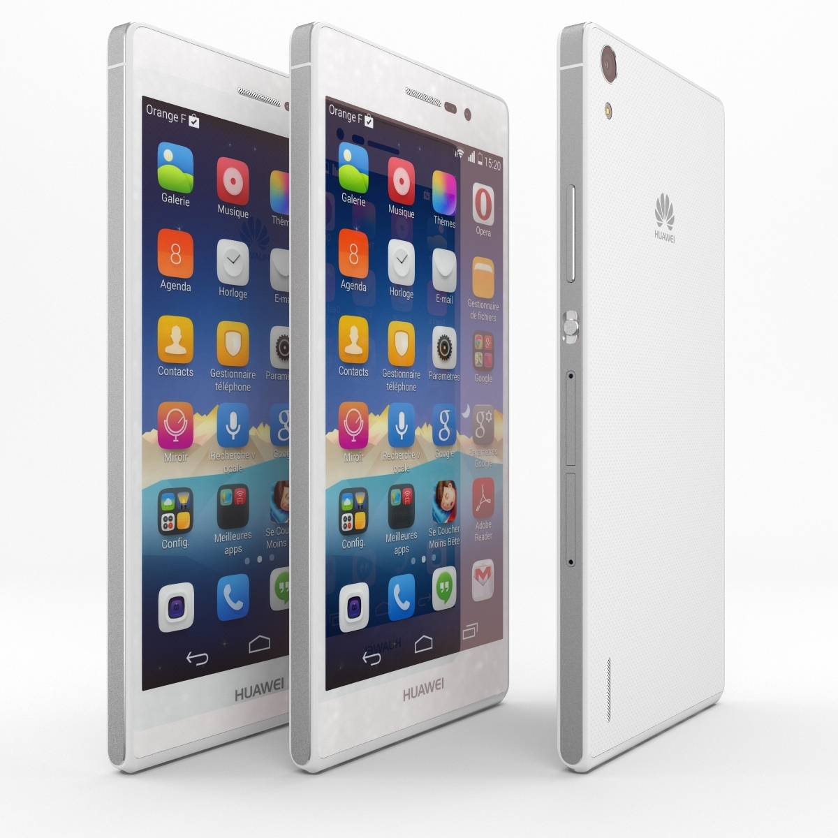 huawei ascend p7 3d model