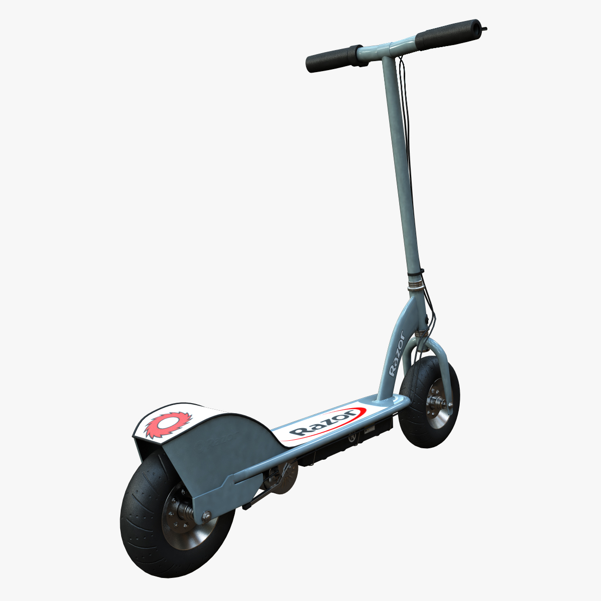 electric scooter 3d model