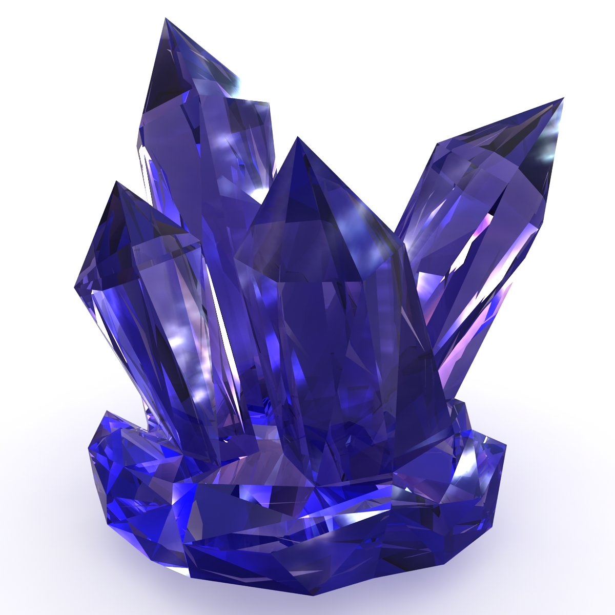 3d model realistic crystal