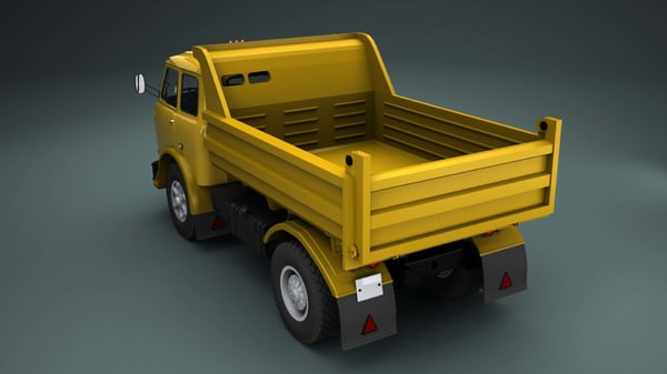 soviet maz 503b 3d model
