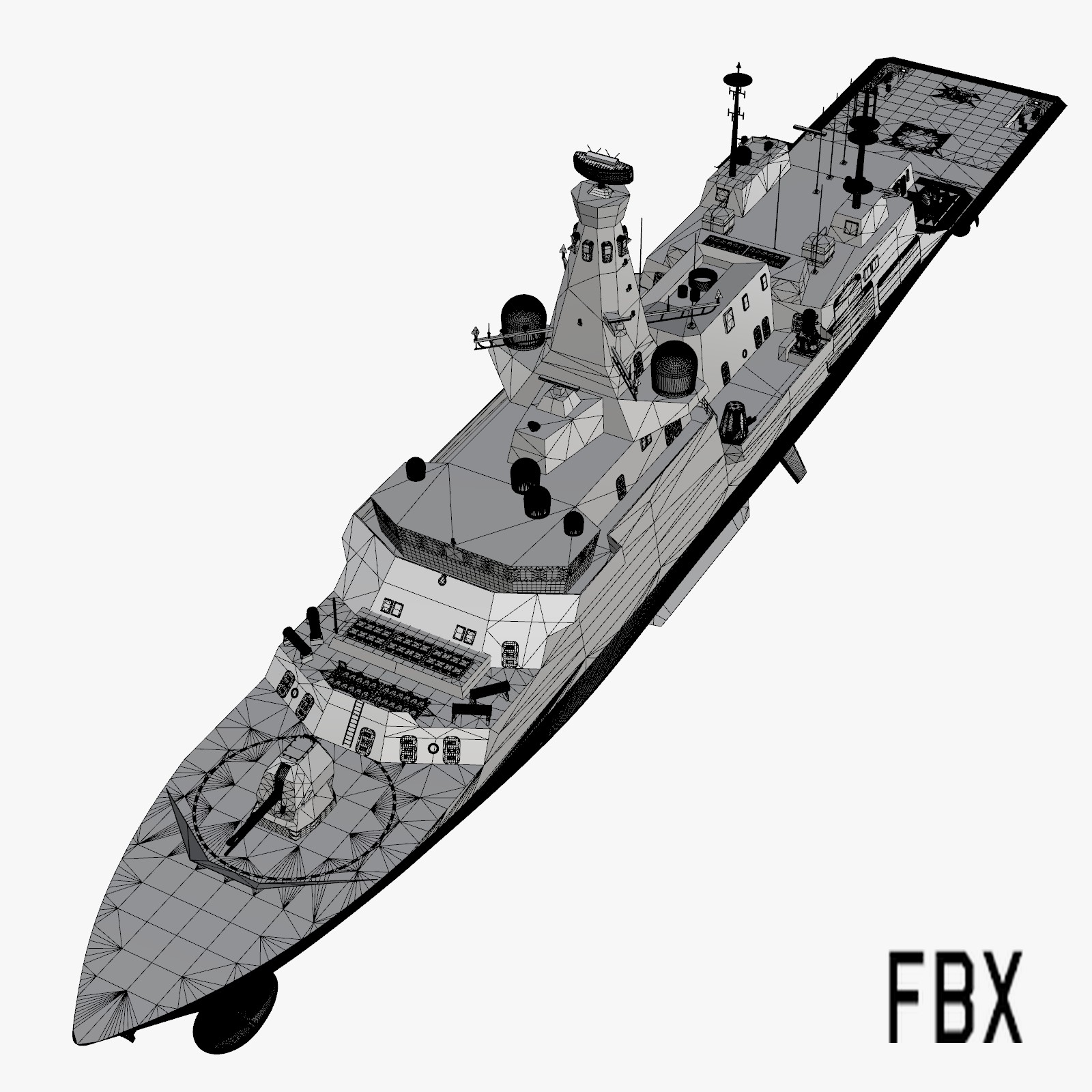 3d uk type 26 frigate