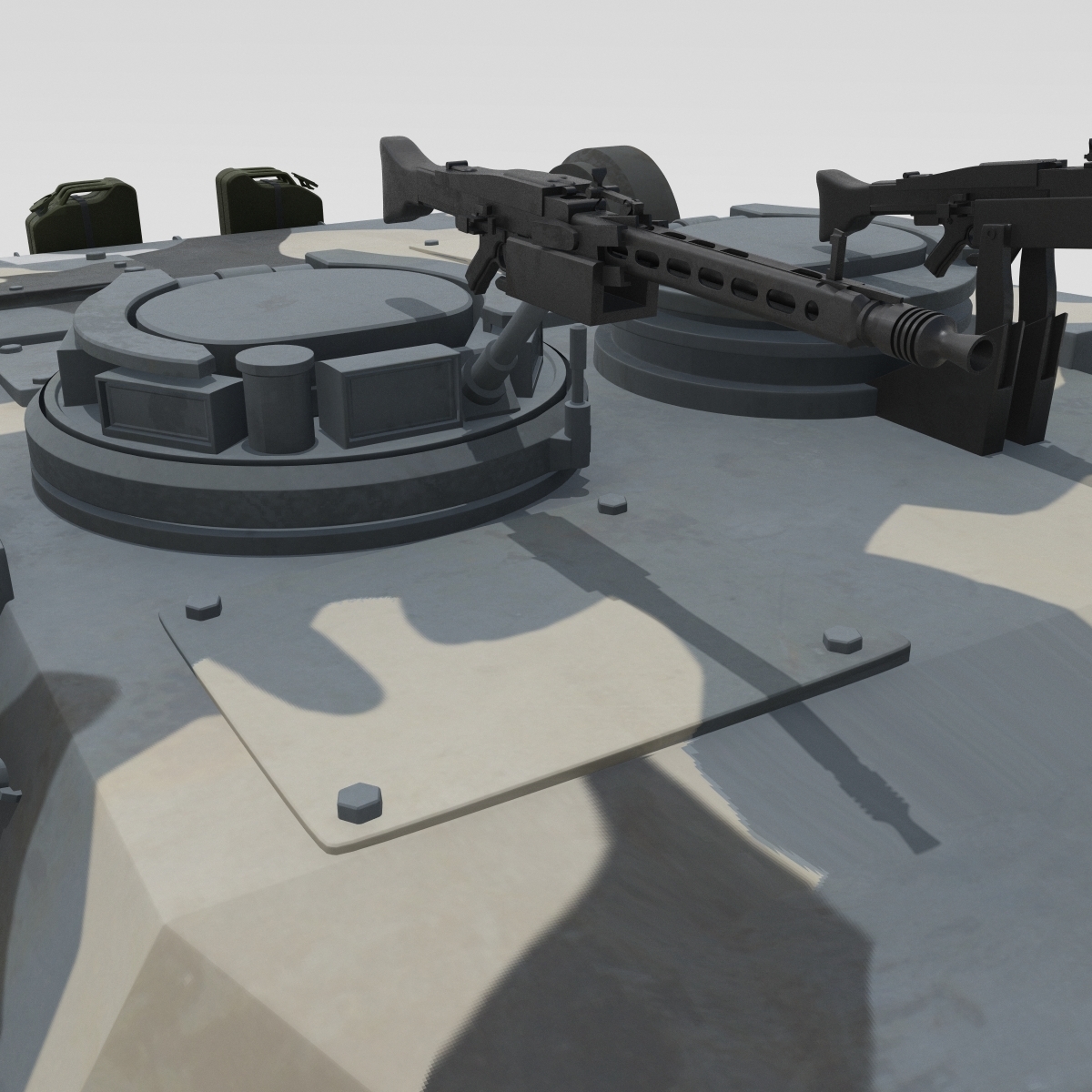 zulfiqar iranian main battle tank 3d model
