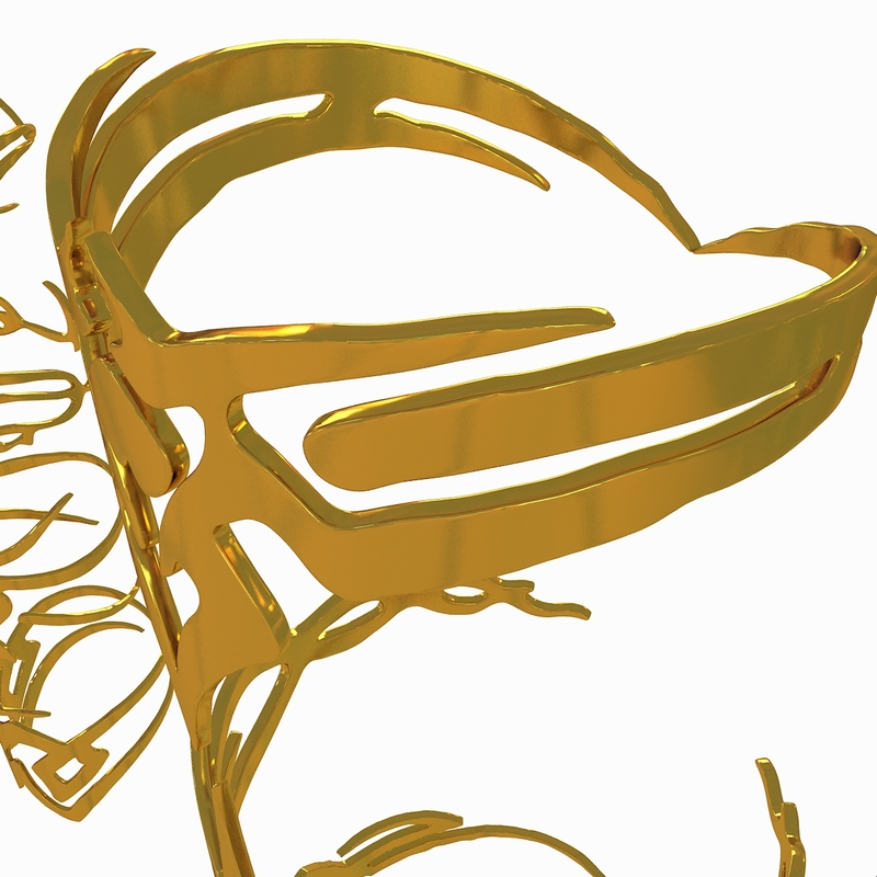 3ds max gold metal