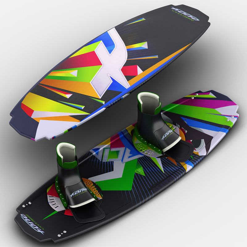 3d kiteboard board model