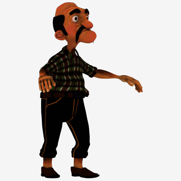 driver man 3d max