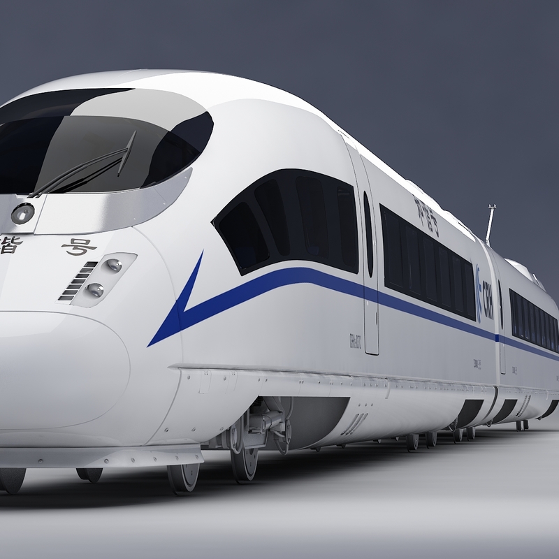 3d china railways crh3