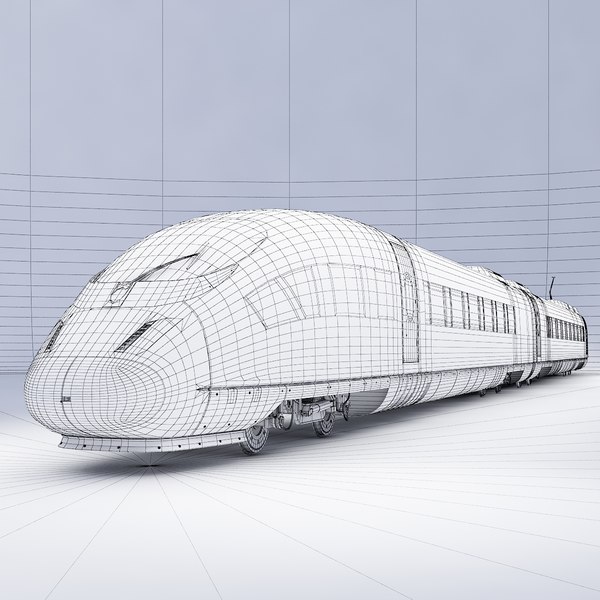 3d china railways crh3