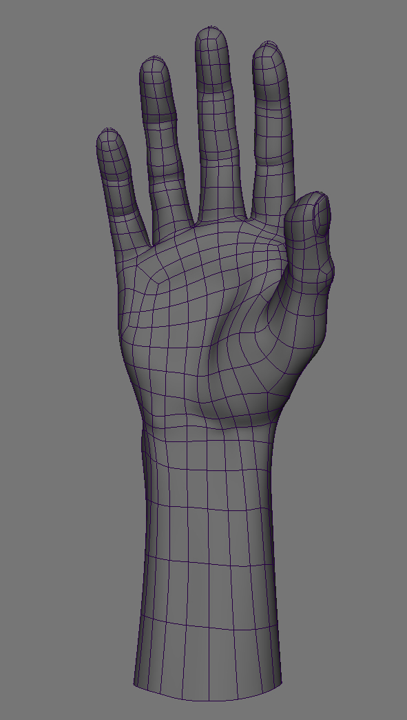 realistic rigged hand 3d fbx