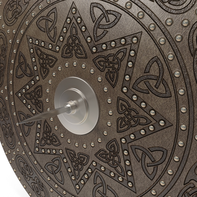 targe shield 3d max