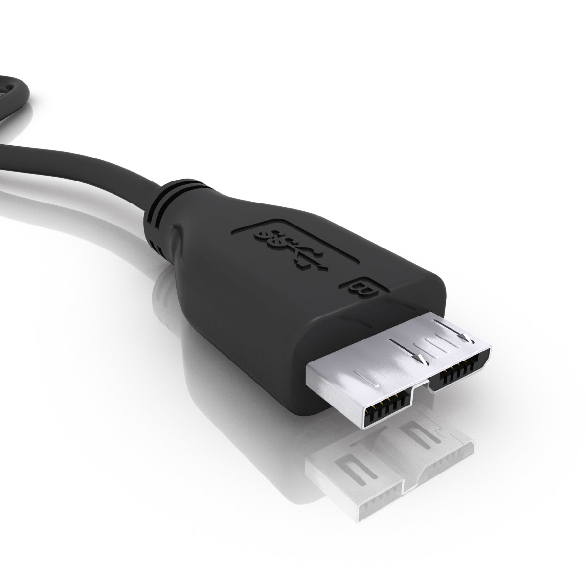 USB 3 Micro-B Stecker 3D-Modell - TurboSquid 812563