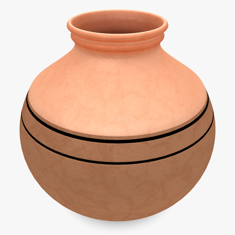 3d model water pot 3