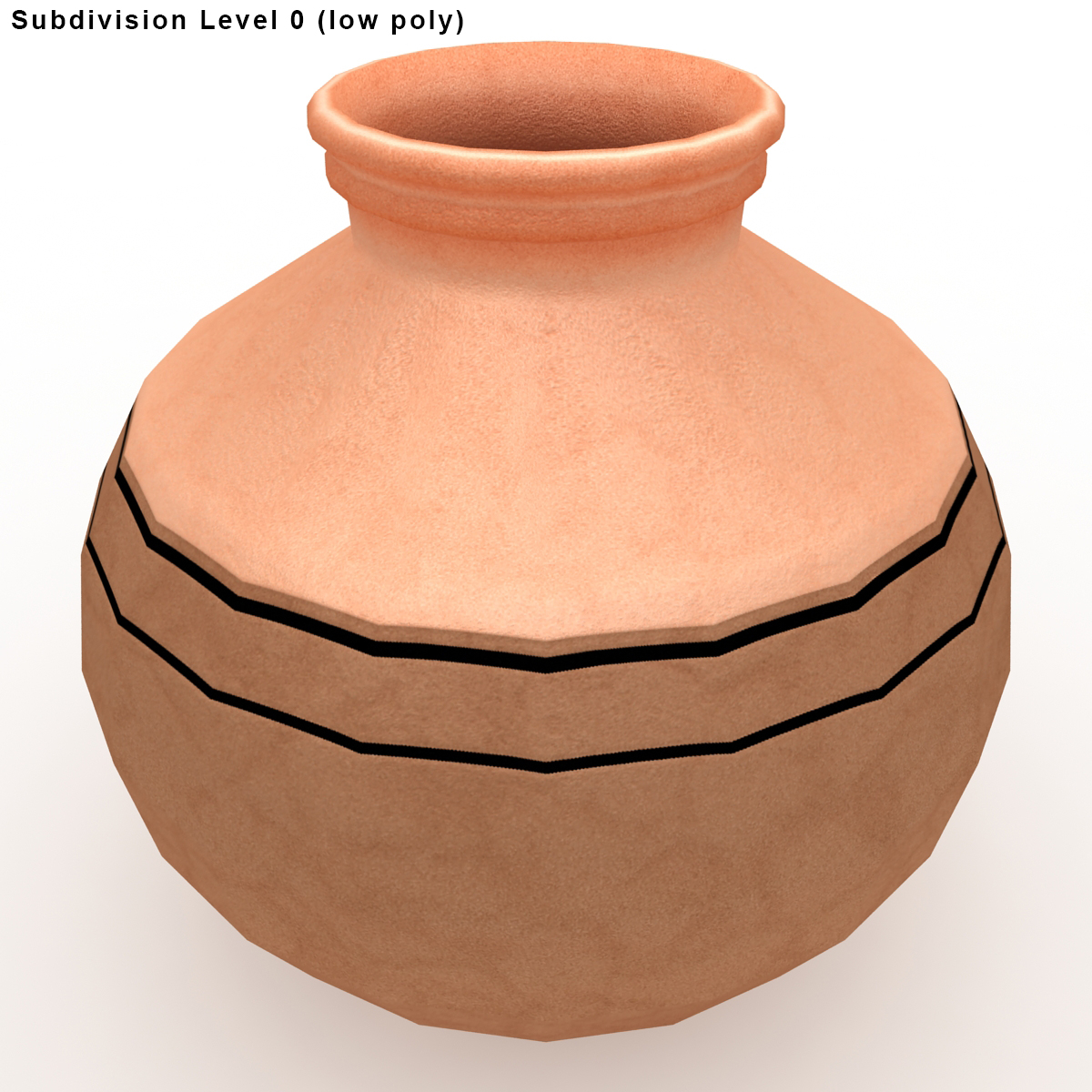 3d model water pot 3