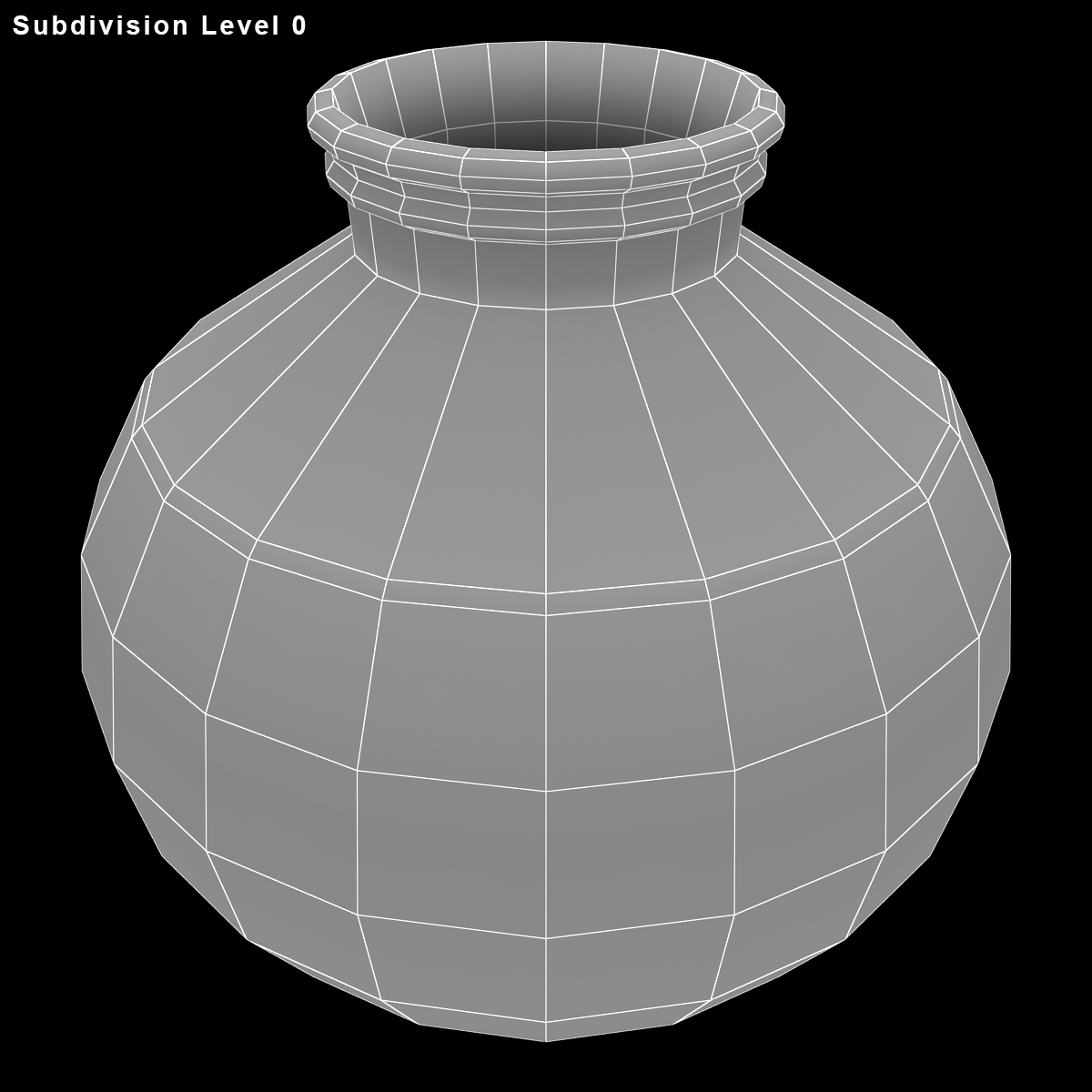 3d model water pot 3