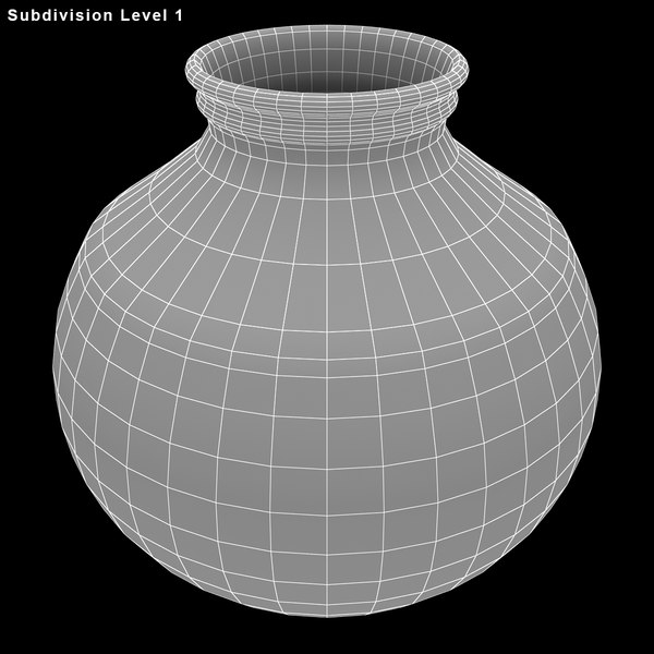 3d model water pot 3