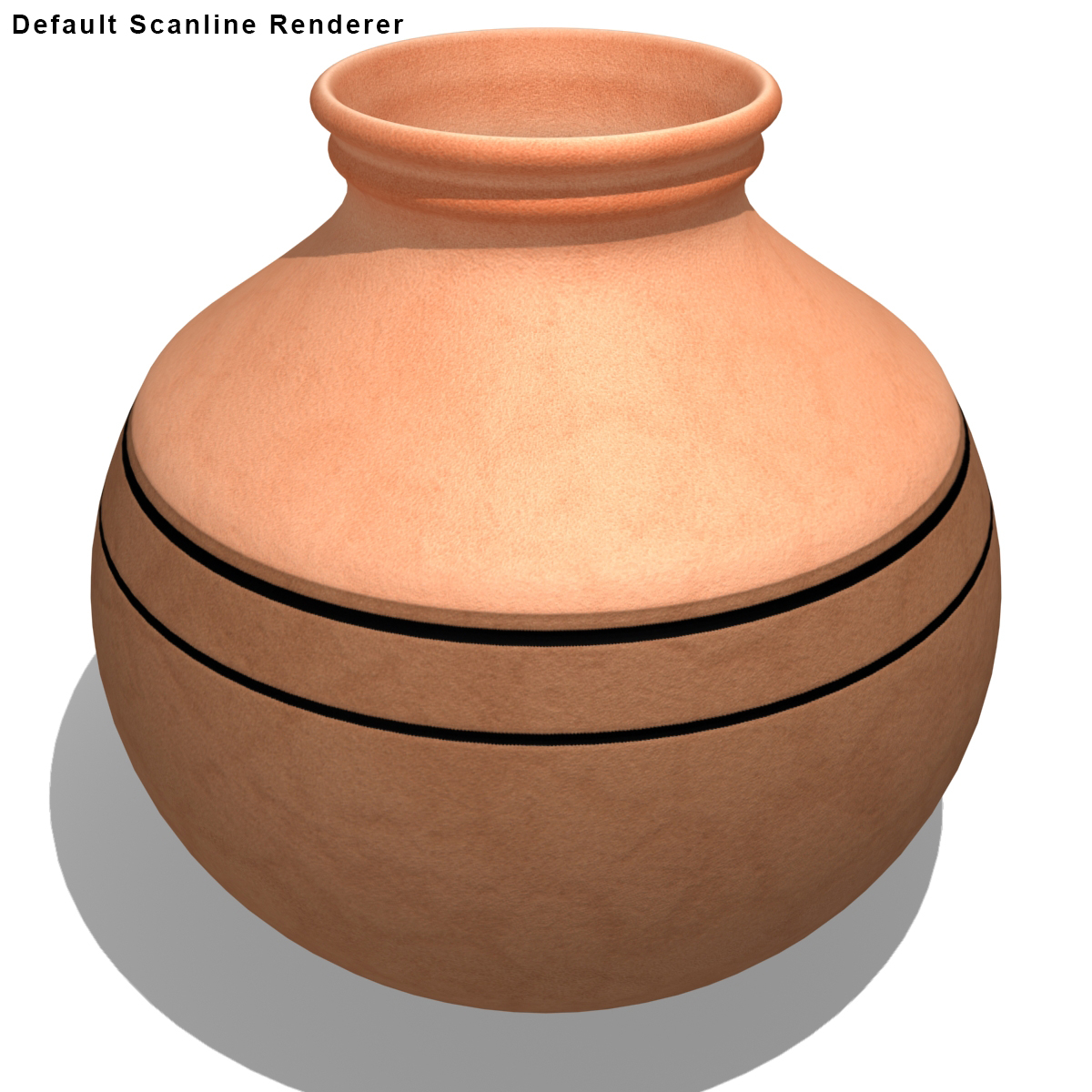 3d model water pot 3