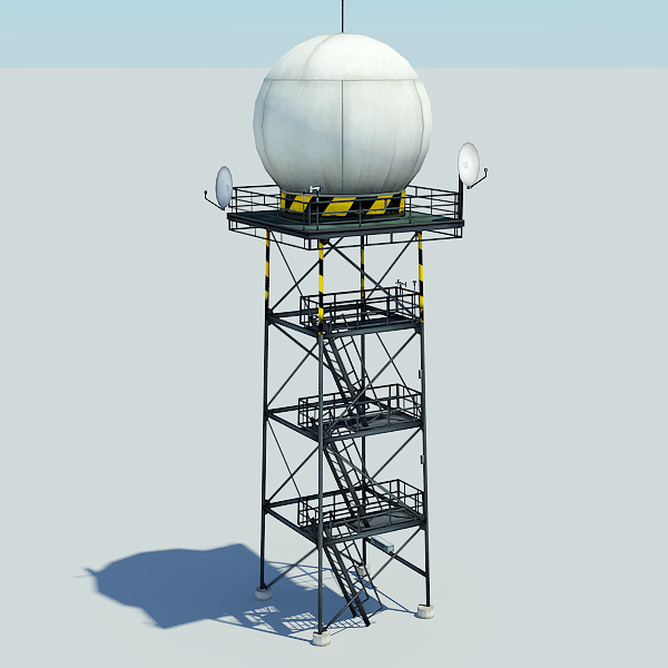 3d radar tower