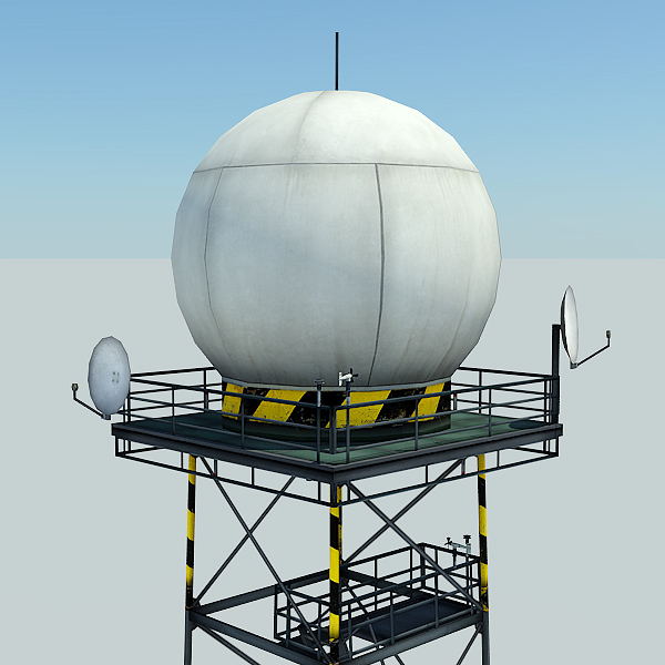 3d radar tower