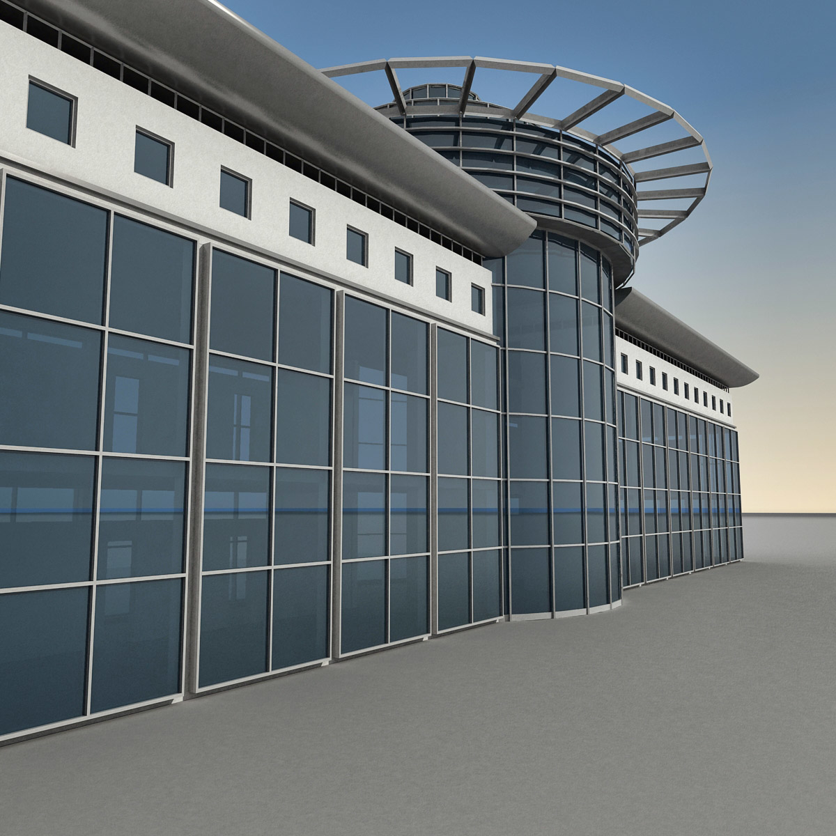 3ds max modern building