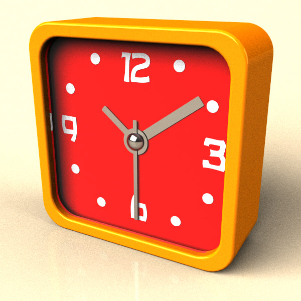 clock solidworks rhino 3d model