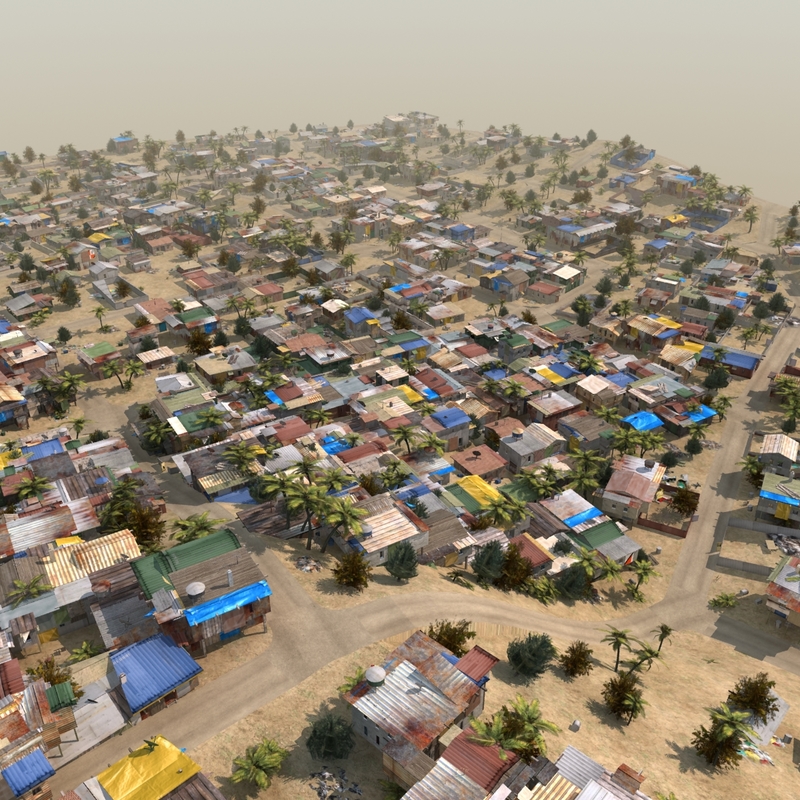 3ds max slum city