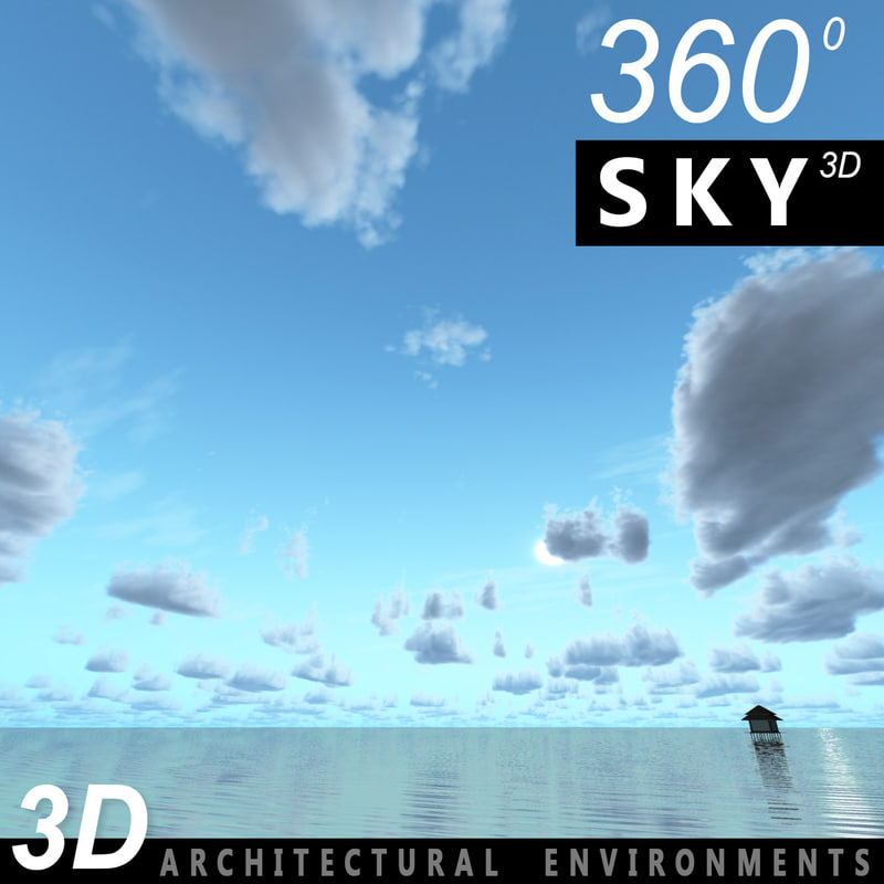 3ds max sky clouds