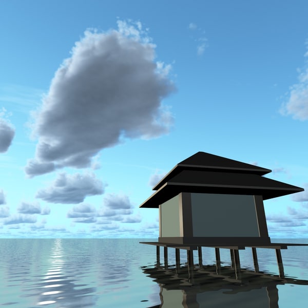 3ds max sky clouds