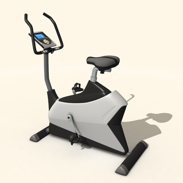 exercise bike 3d model