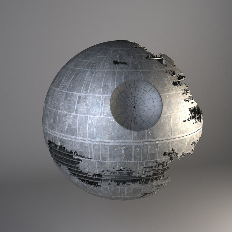 Star Wars-Todesstern zerstört 3D-Modell - TurboSquid 823274