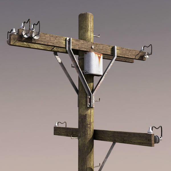 Utility Pole 3D Models for Download | TurboSquid