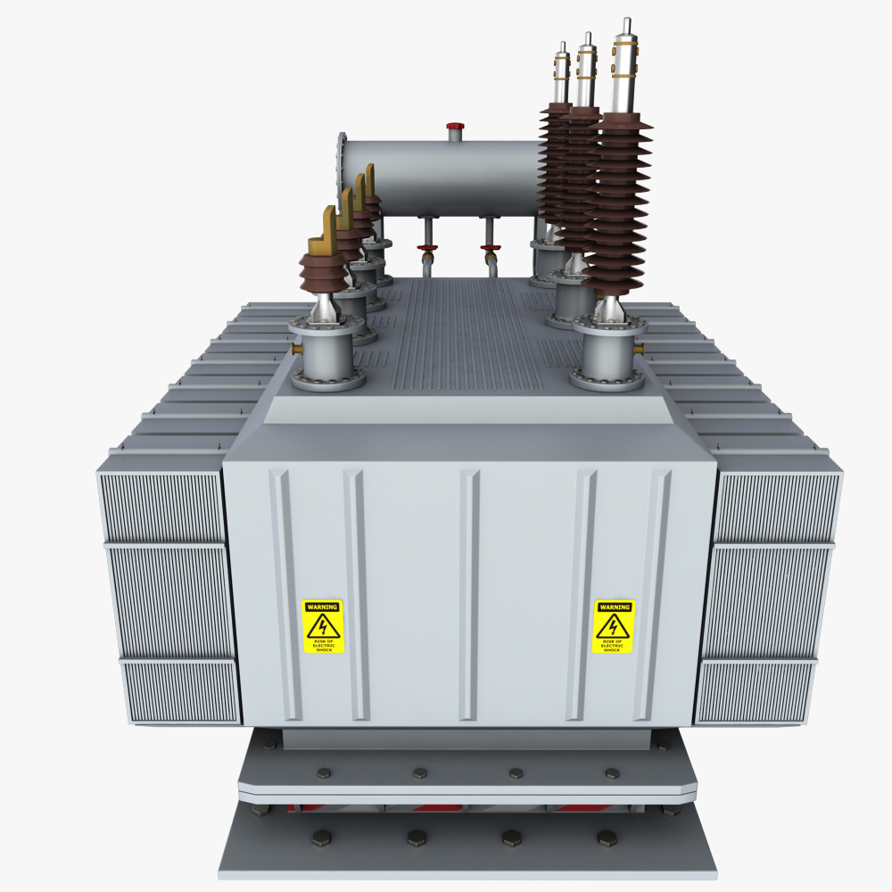 3d electric power transformator