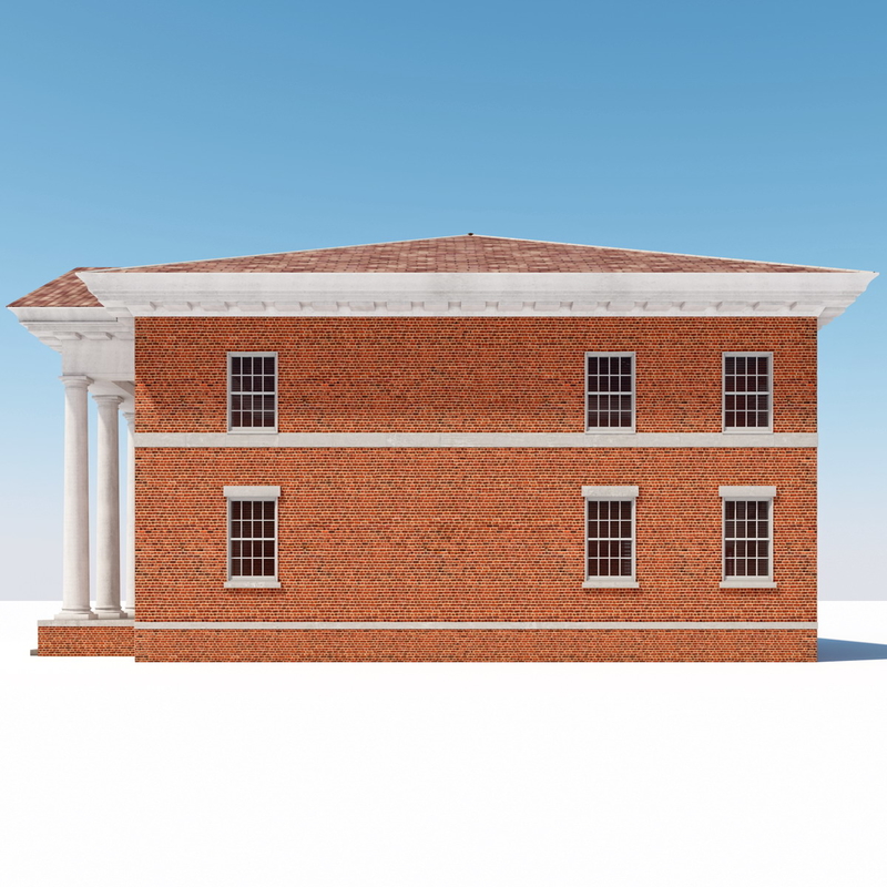 3d model courthouse building