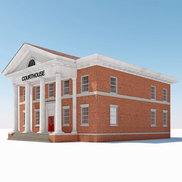 3d model courthouse building