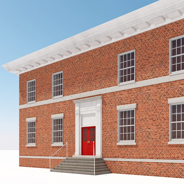 3d model courthouse building