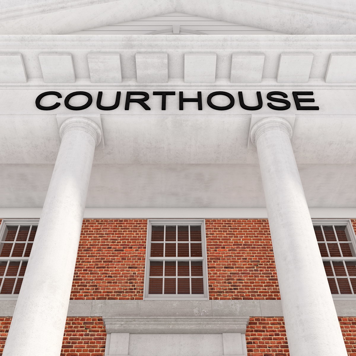 3d model courthouse building
