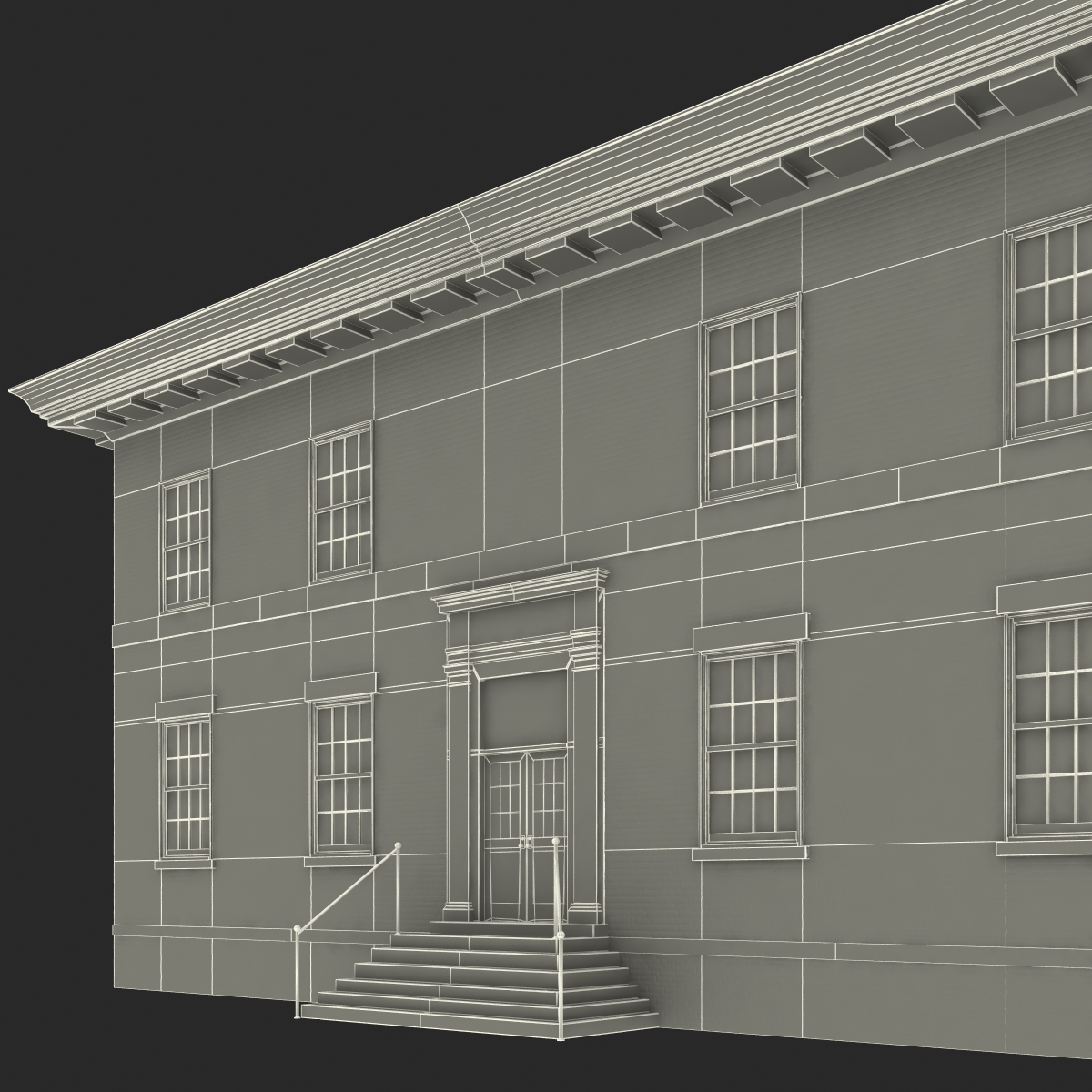 3d model courthouse building