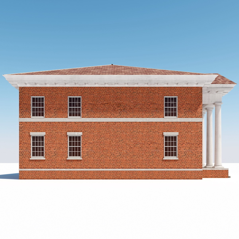 3d model courthouse building