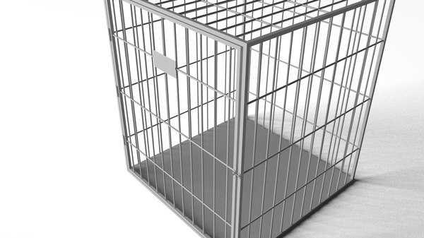 cage modeled fbx