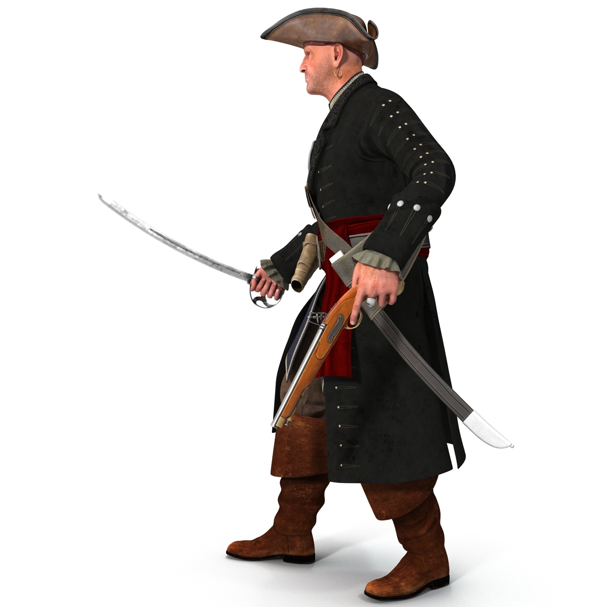 3ds max pirate pose 2