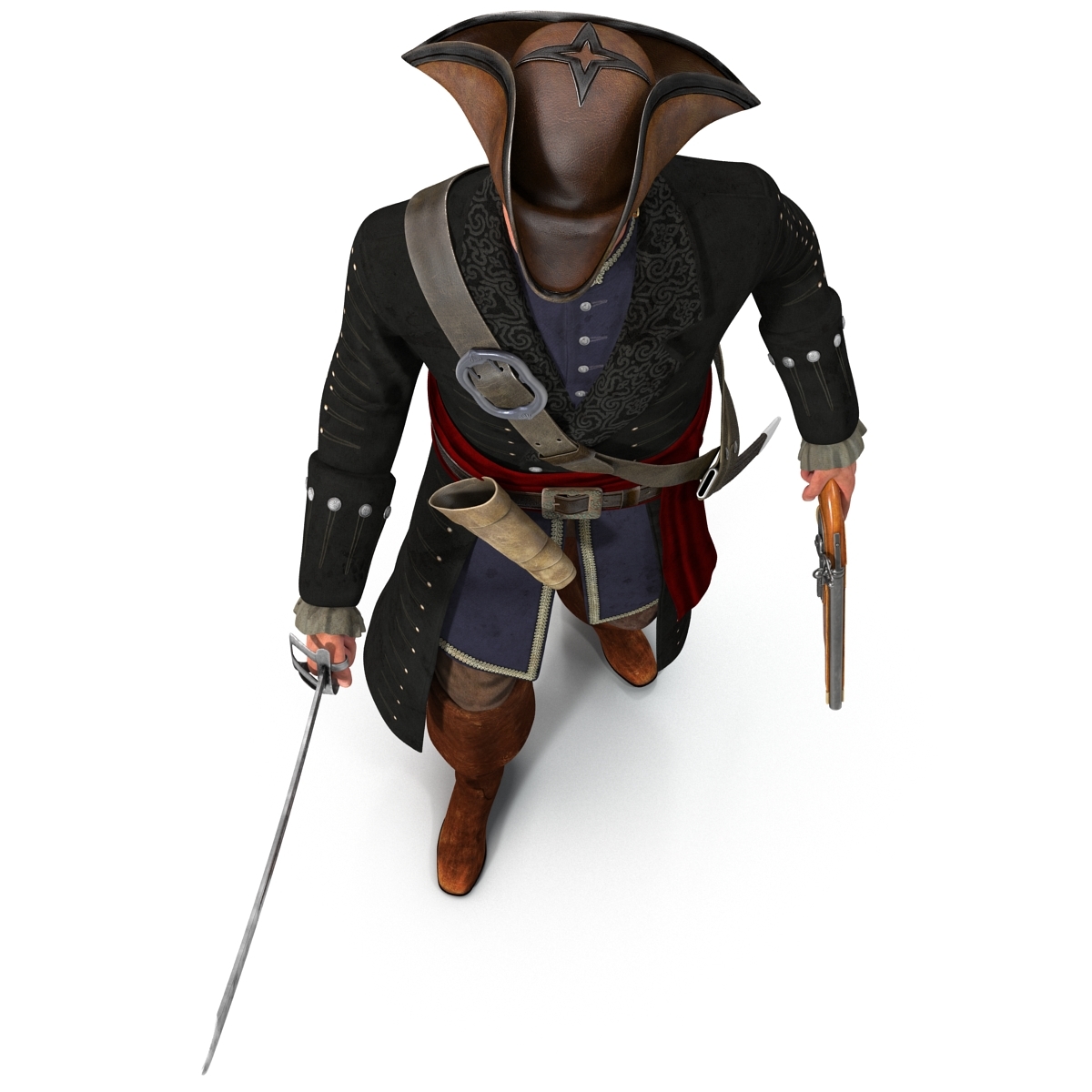 3ds max pirate pose 2