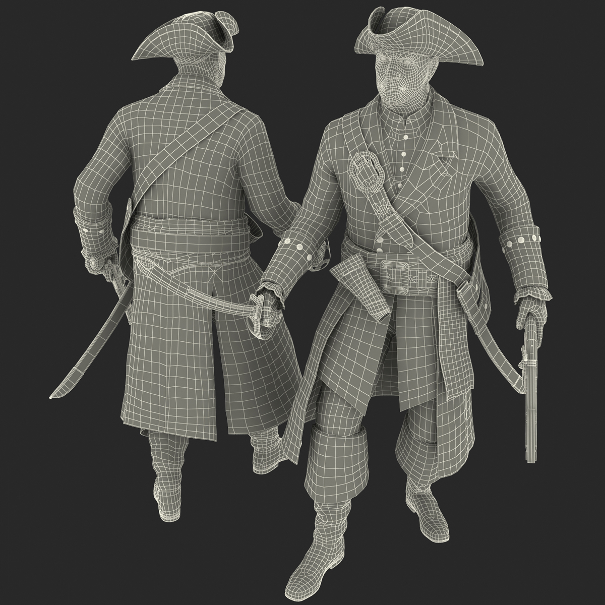 3ds max pirate pose 2